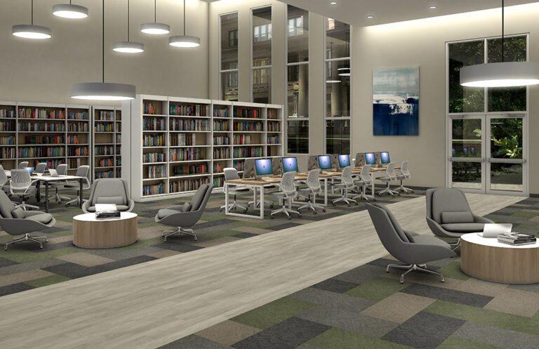 Upper Education Library - Azul Arc - Our Work | Portfolio